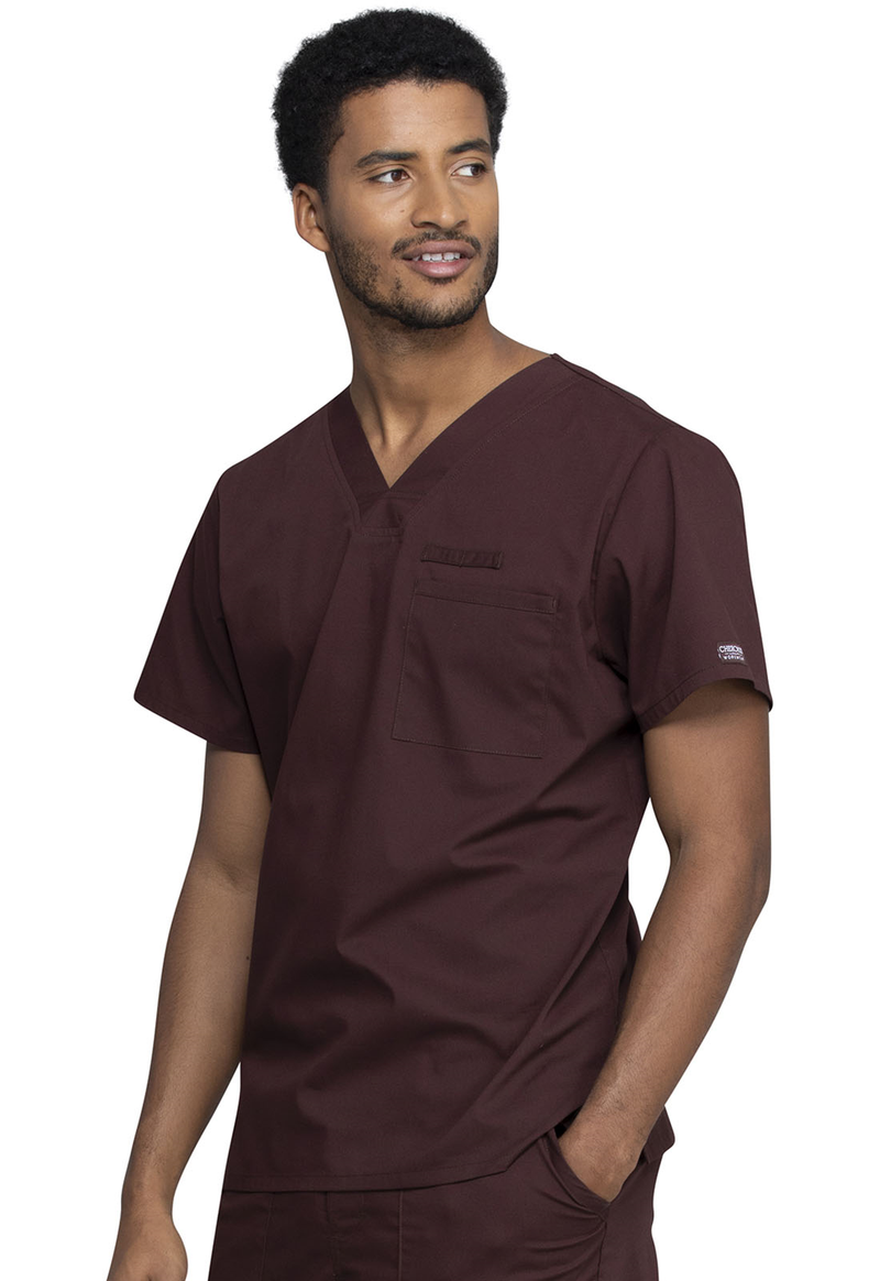 Cherokee Professionals Men's Tuckable V-Neck Top WW675 – Lavie Scrubs